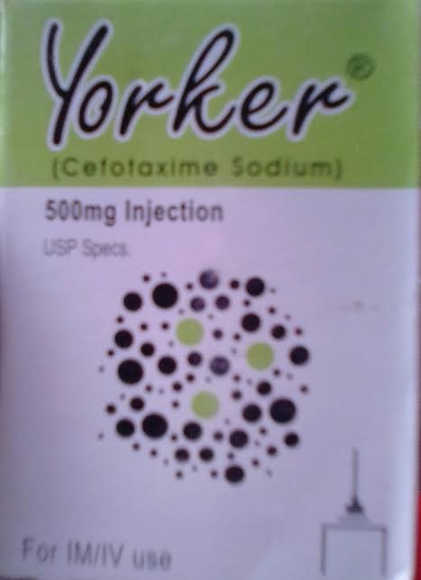 Medicine Guide: Yorker cefotaxime injection by Sami