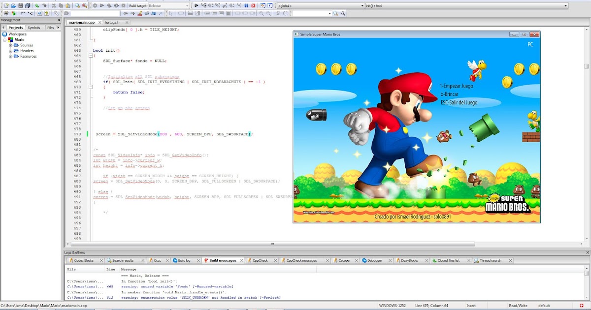 mariobros en c++