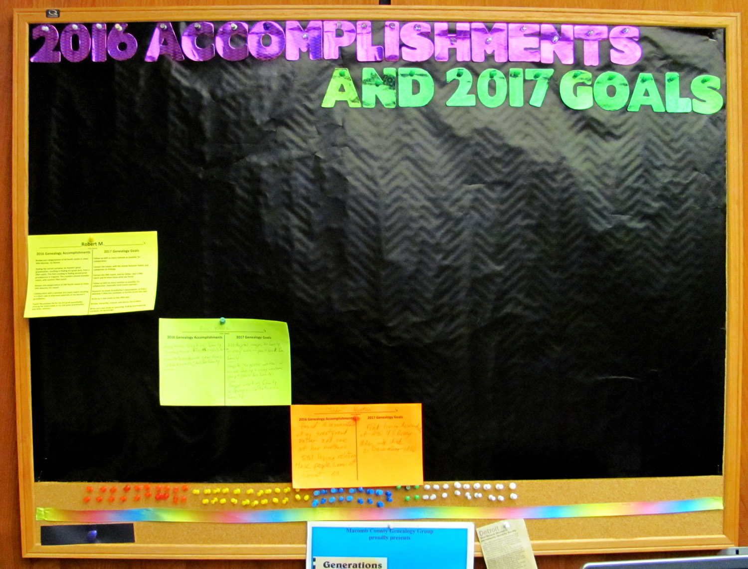 MCGG and Let's Talk...Genealogy: Add Your 2016 Accomplishments and 2017 ...