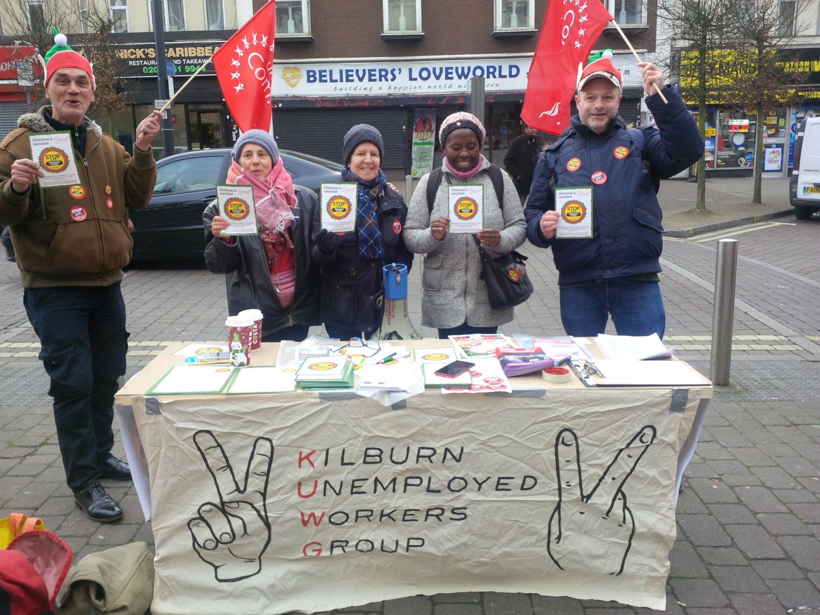 WEMBLEY MATTERS: Neasden protest against Universal Credit