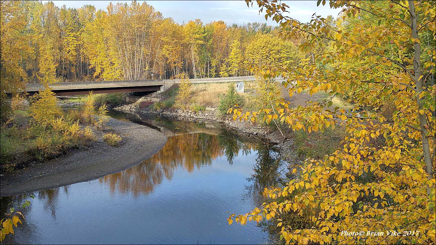 Northern Interior British Columbia: Autumn Little Bulkley River Houston ...