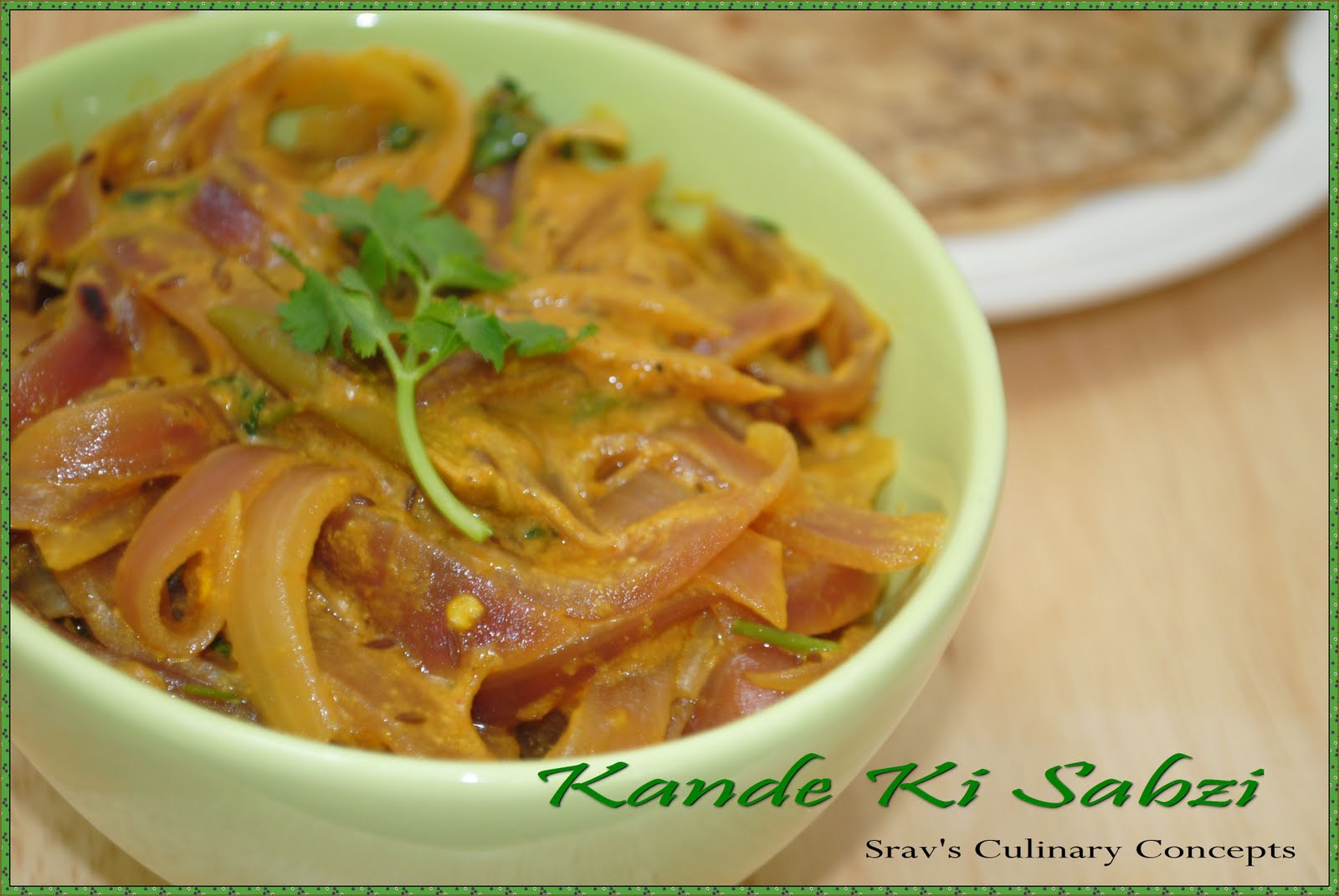 Srav's Culinary Concepts: Kande Ki Sabzi /Onion Sabzi