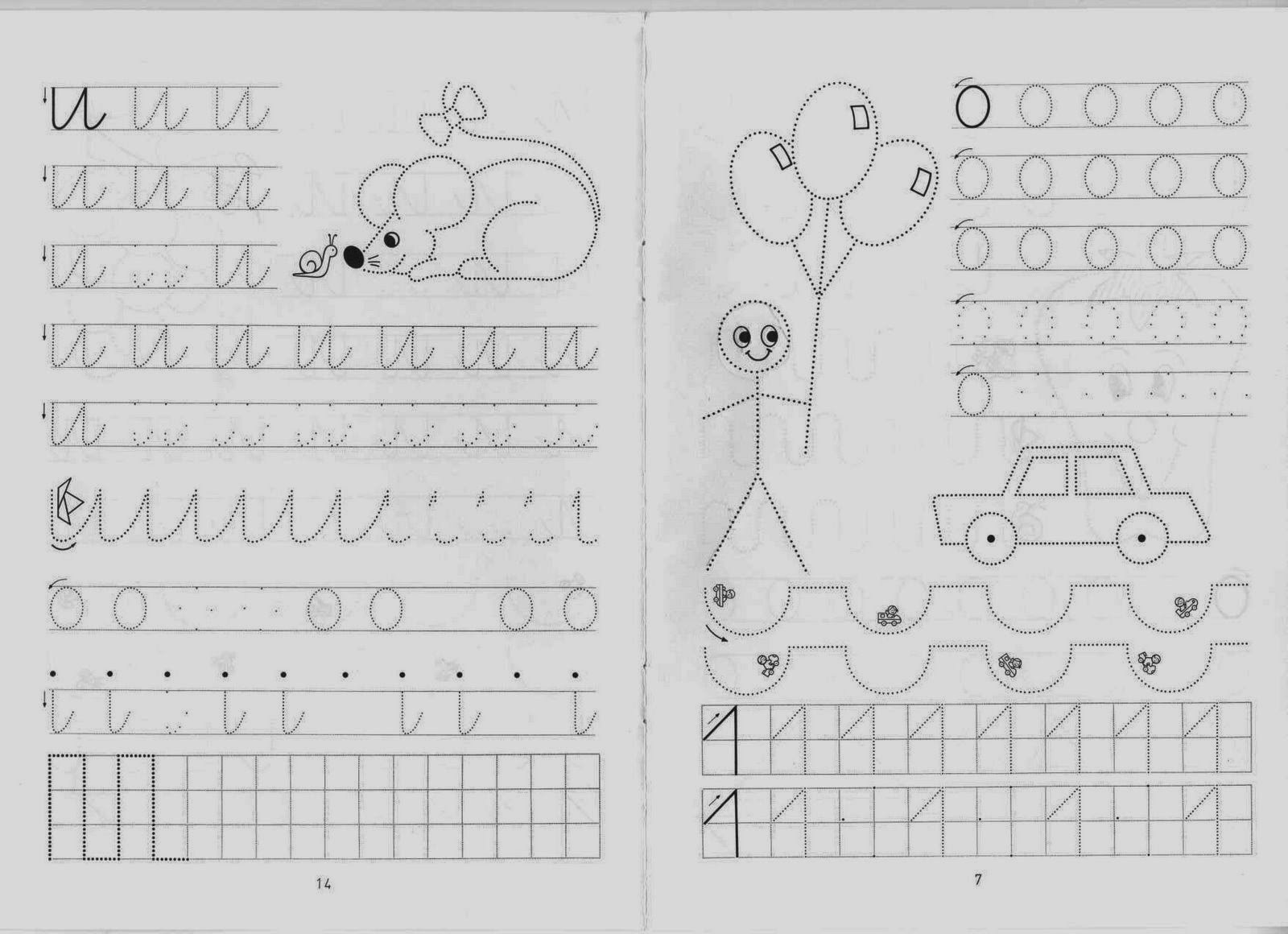 Aprende Brincando: Vários Grafismos de Preparação para a Escrita das Letras
