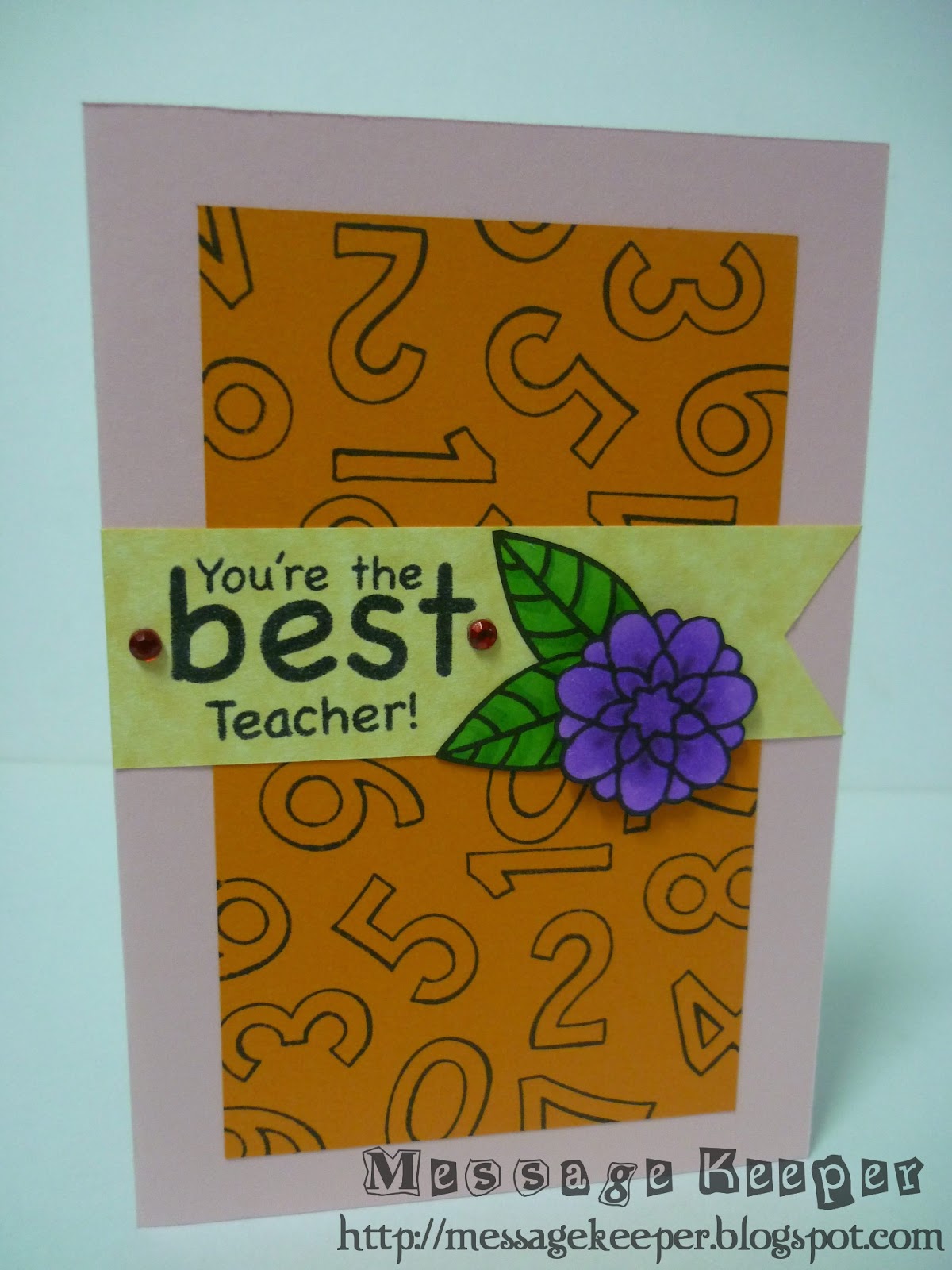 Message Keeper: You're the Best (Mathematics) Teacher!