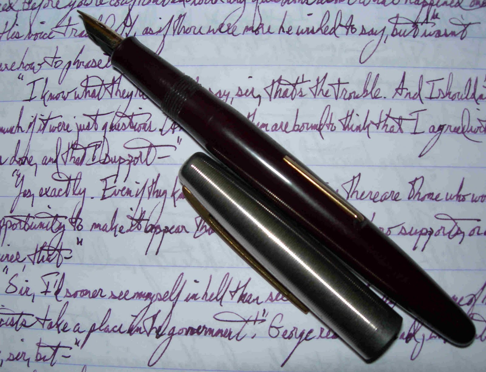 Thirty Days and Nights Of Inksanity: Day Two: Eversharp Ventura with ...