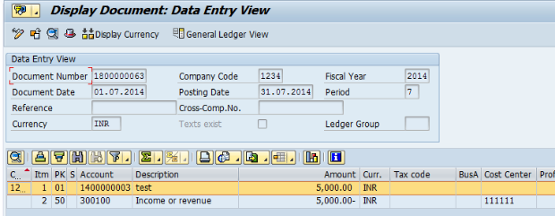 SAP FICO Central: Head Office and Branch concept demostrated for both ...