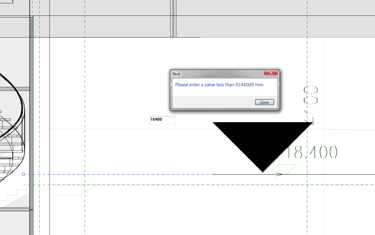 CAD Rants: Revit: Please enter a value less than an arbitrary limit.