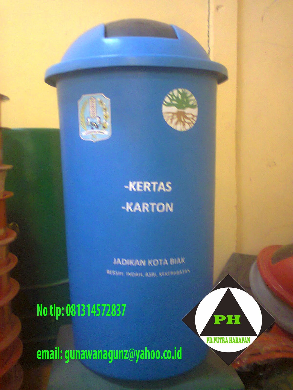 jual tempat sampah stainless, tong sampah fiber di jakarta, bogor ...