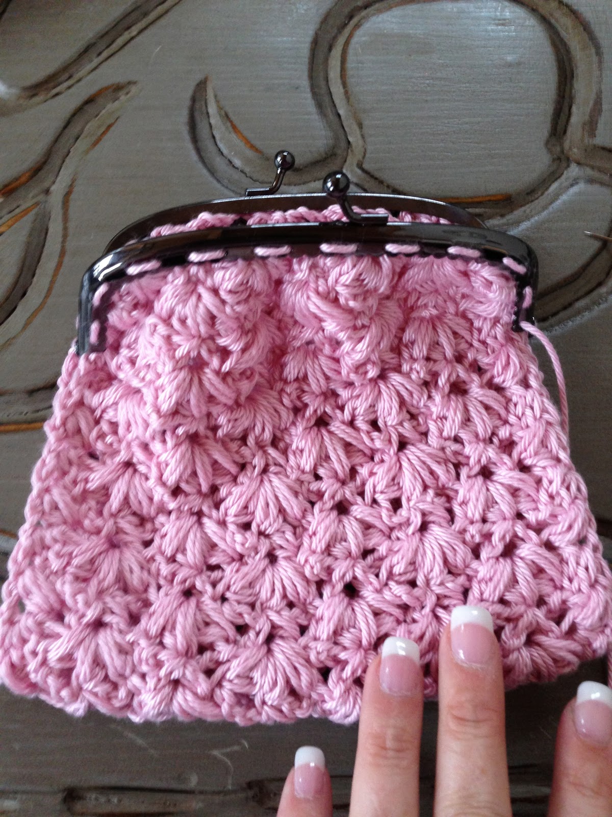 Annoo's Crochet World: Shabby Chic Evening Purse Free Pattern