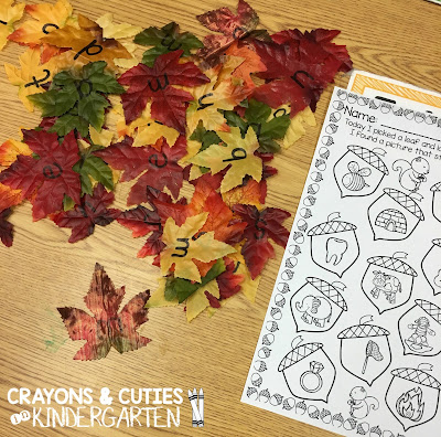 Crayons & Cuties In Kindergarten: 'Raking' In Some Letter Sound Learning!
