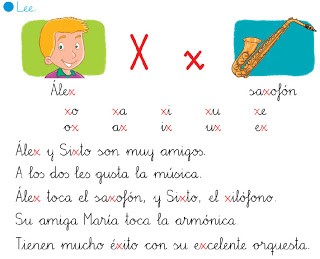 Maestra de escuela: PALABRAS CON X