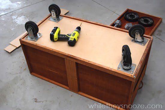 While They Snooze: Toy Box Makeover