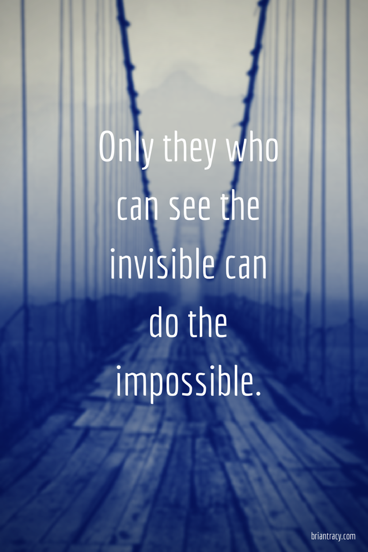 PORRIDGE FOR THE SOUL: THE POWER OF VISION