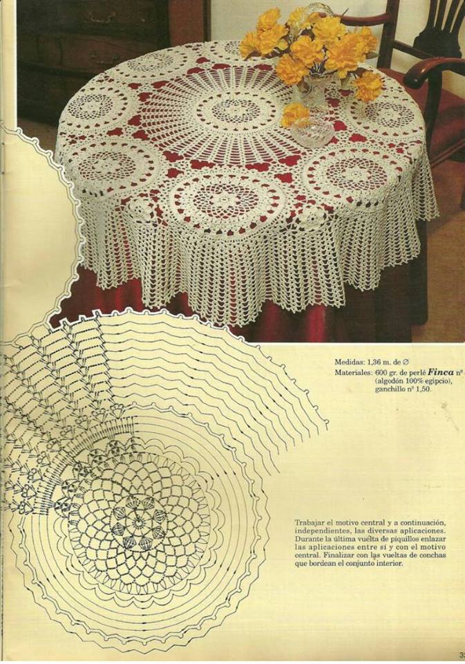 Tina's handicraft : 82 designs & patterns for tablecloth