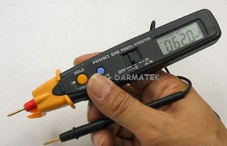 HIOKI 3246-60 Pencil type Multimeter with LED light ~ Darmatek Alat ...