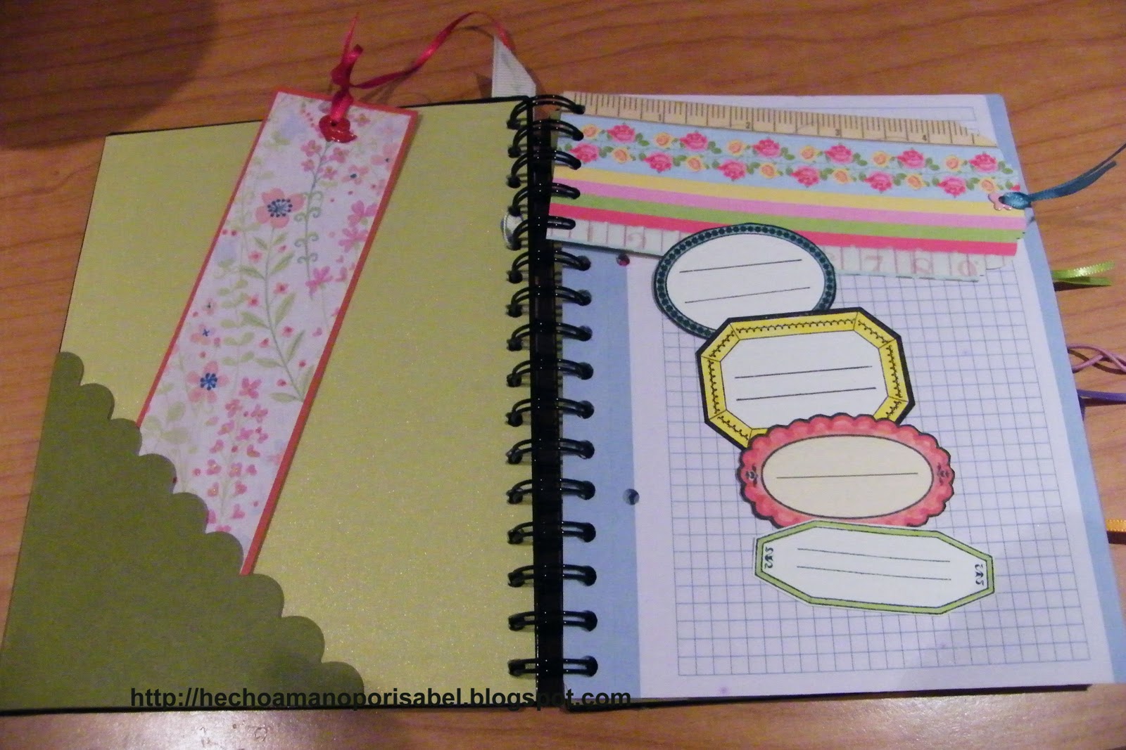 HECHO A MANO POR ISABEL: MÁS LIBRETAS PERSONALIZADAS