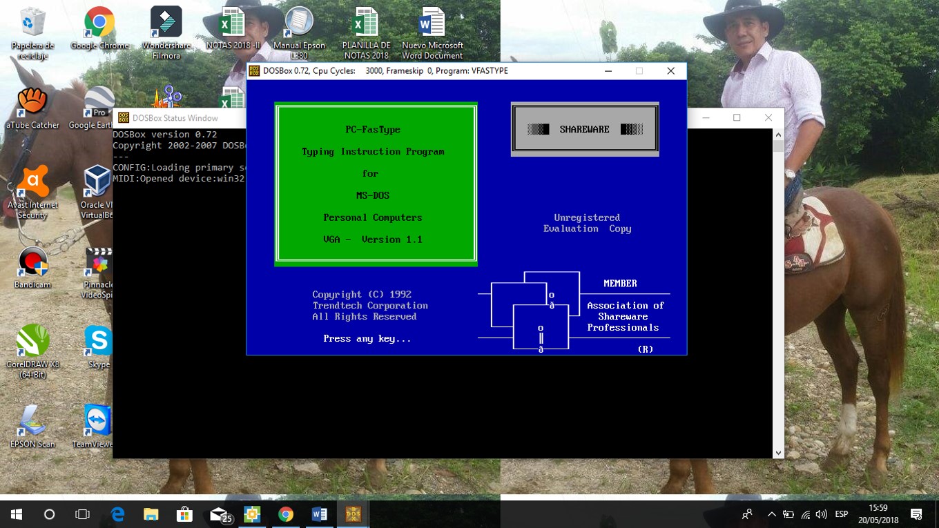 APRENDIENDO A DIGITAR: FASTYPE