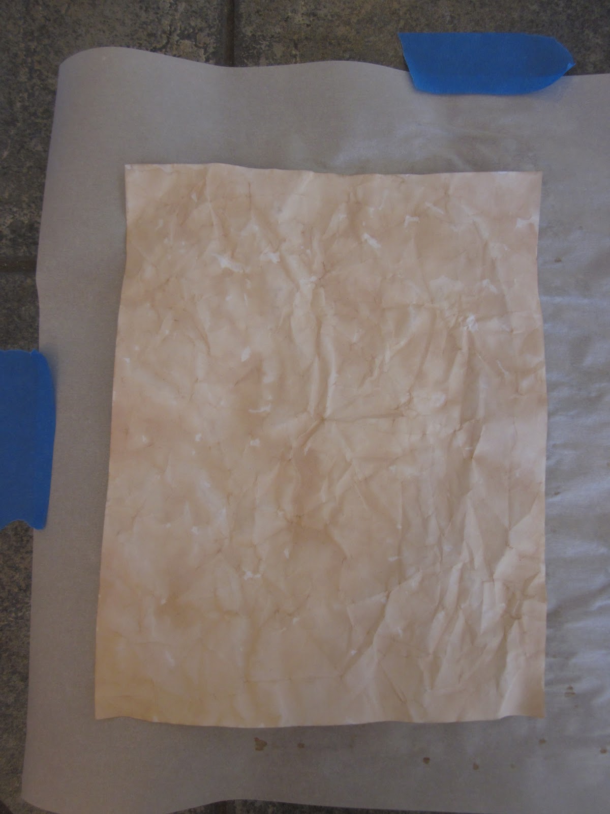 Queen B Creates: Pirate Treasure Map/ Tea Stained Paper