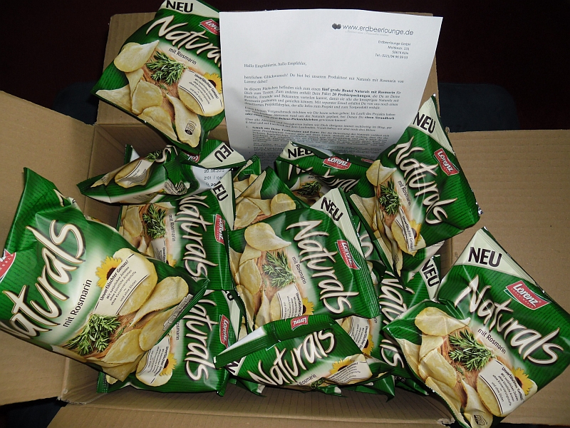 HERZBLATT: Lorenz Naturals Rosmarin Chips - Testbericht