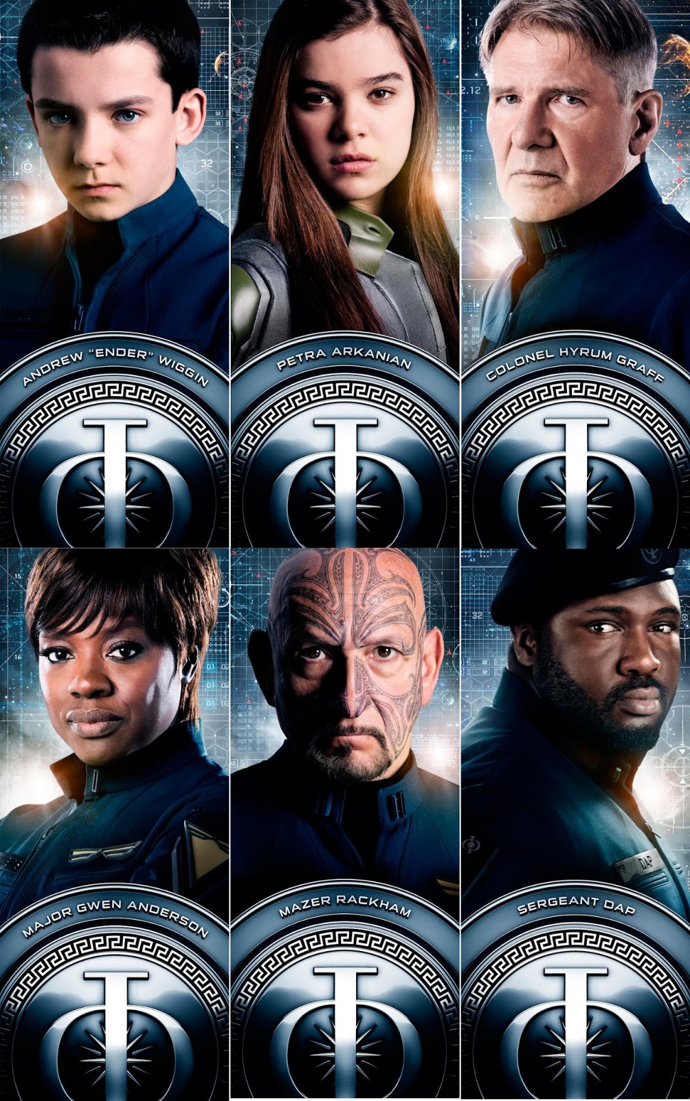 El Condensador De Fluzo: El Juego de Ender - Seis posters de personajes ...