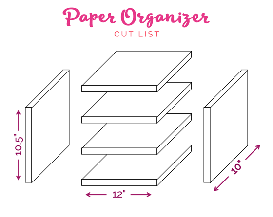 IHeart Organizing: Do it Yourself: Paper Sorting Organizer