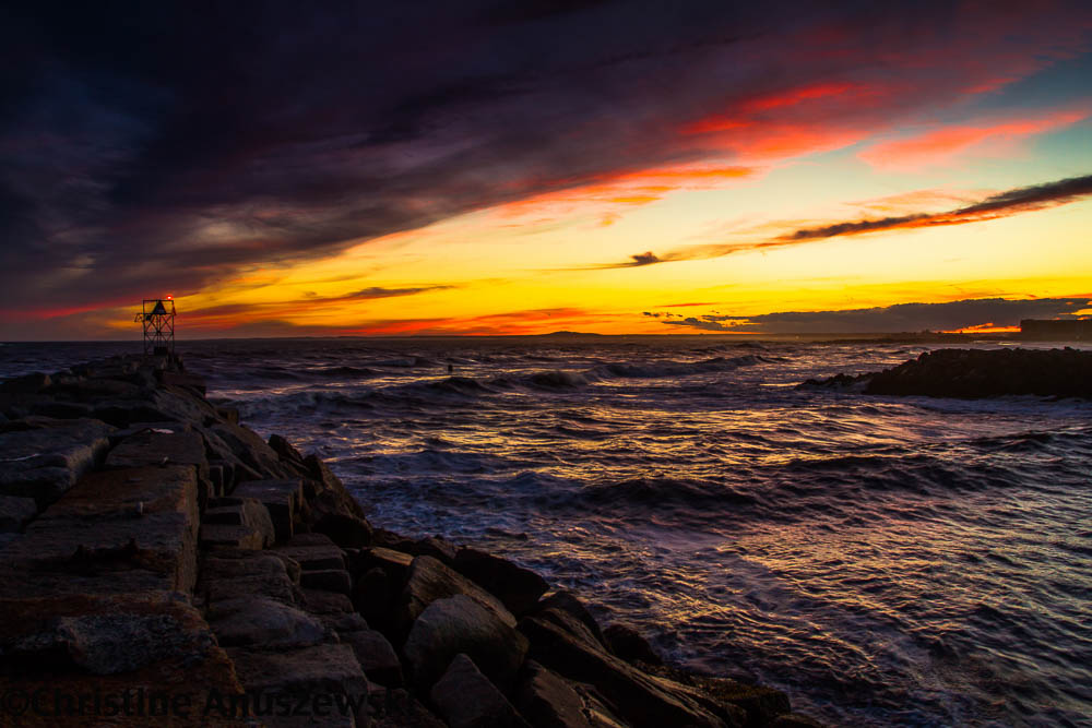 Autumn Sunset Colony Beach Style...