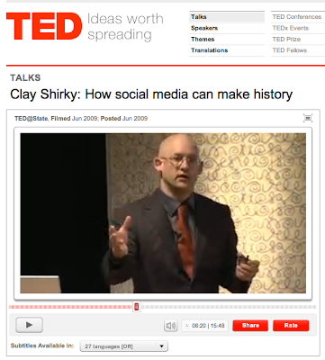 fishymedia: resources for A2/AS media studies.: CLAY SHIRKY TED LECTURE ...