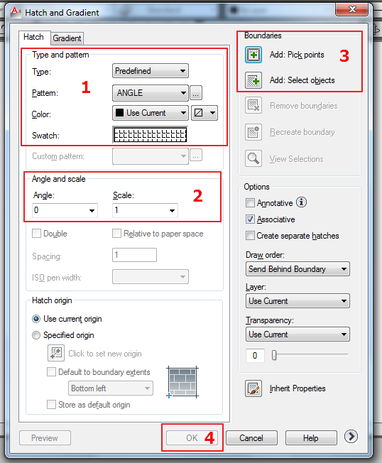 Tutorial Perintah Hatch dan Gradient AutoCAD ~ MyCADBlogs