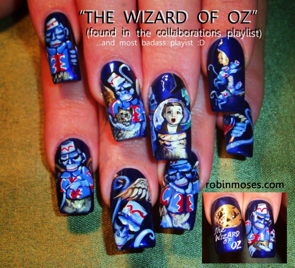 Nail Art by Robin Moses: "monkey nails" "monkey nail art" "monkey ...