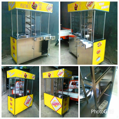 Both Stainless Stell -Booth Design idea