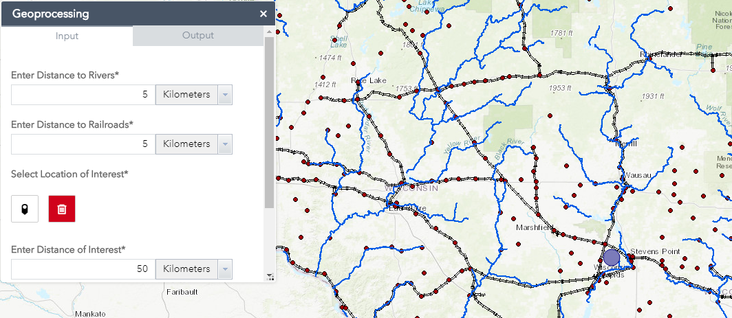 Geography 455: Web GIS: Geoprocessing Services
