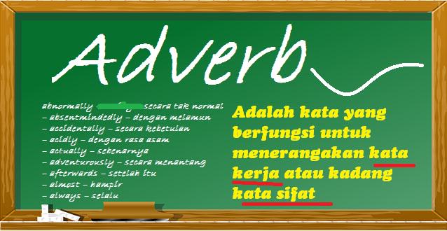 Pengertian, Macam/Jenis Adverb/Kata Keterangan Lengkap Dengan Contoh ...