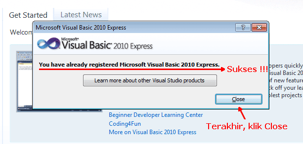 SODIKIN SAPUTRA: Cara Mendapatkan Registration Key Visual Studio 2010 ...