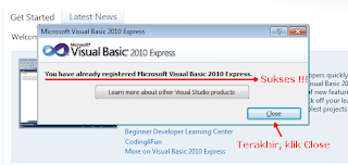 SODIKIN SAPUTRA: Cara Mendapatkan Registration Key Visual Studio 2010 ...