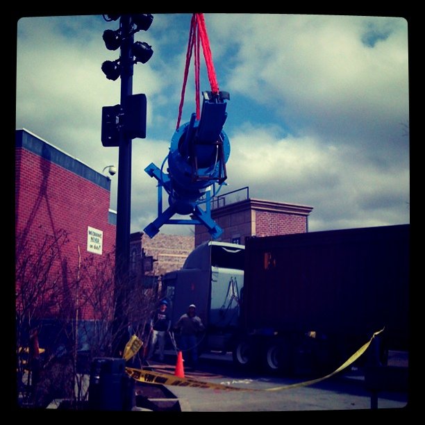 Big Bird Bridge: Construction Photos of Elmo's Cloud Chaser