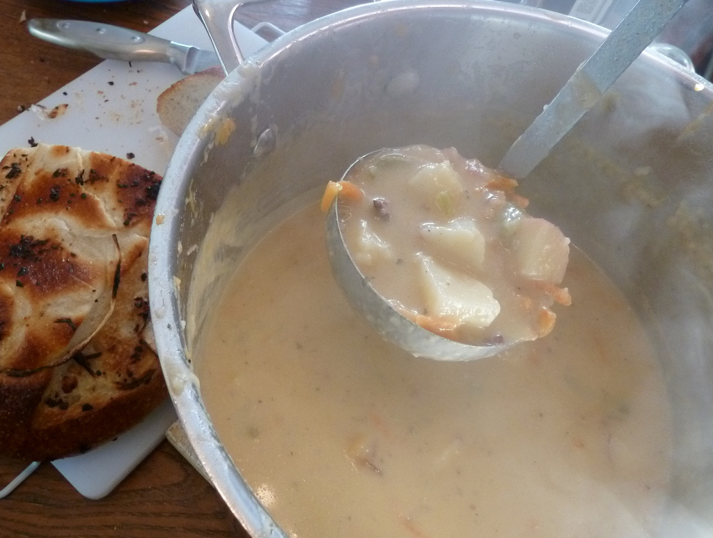 Travel with a Beveridge: Too many hands didn't spoil this soup