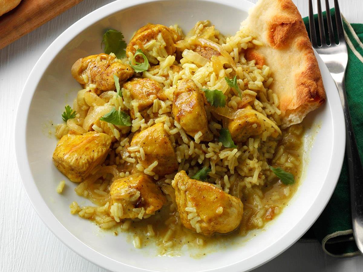 Arroz con Pollo al Curry - Fernandina en la Cocina