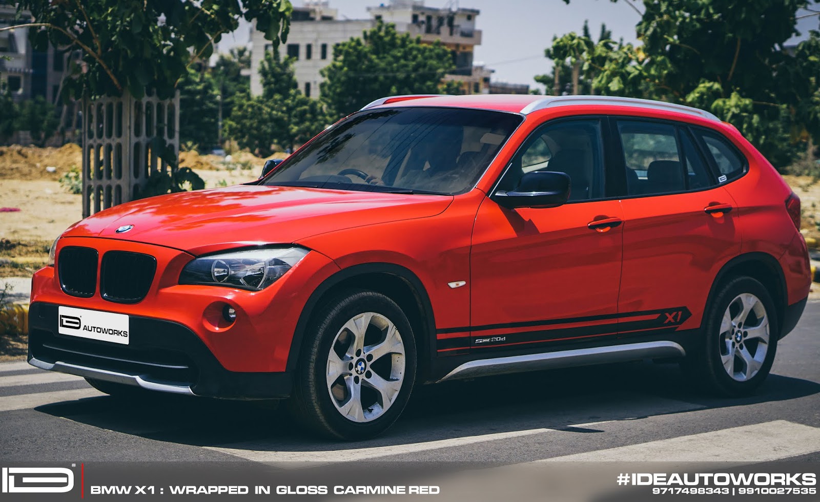 BMW X1: Full Car wrap with IDE graphics package | IDE Autoworks