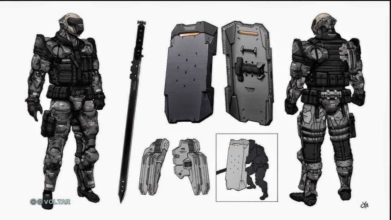 Collin Paulsen's 3D Art Blog: MGS Shield Renders
