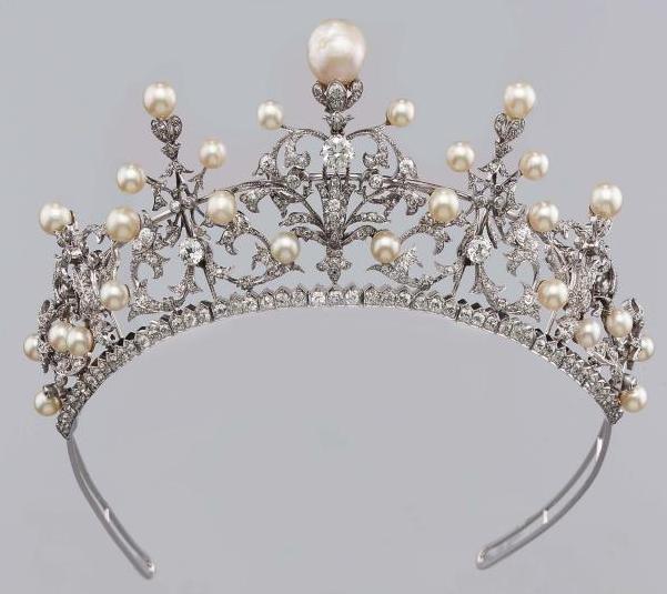 Marie Poutine's Jewels & Royals: Grand Pearl and Diamond Tiaras