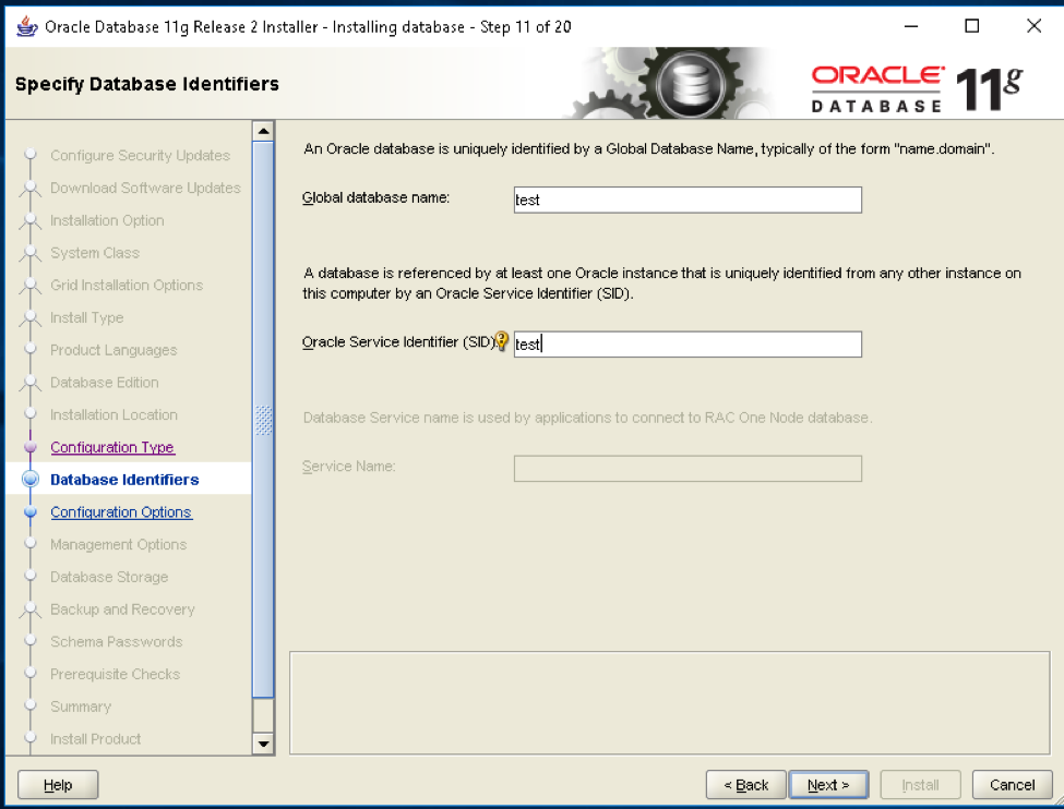 How to install and configure Oracle 11g R2 database on Windows 64-bit Server