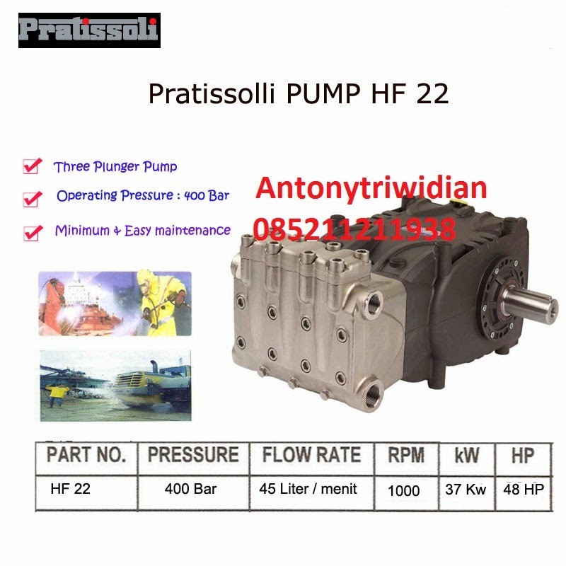 pompa high pressure: pompa high pressure 400 bar / 5800 psi