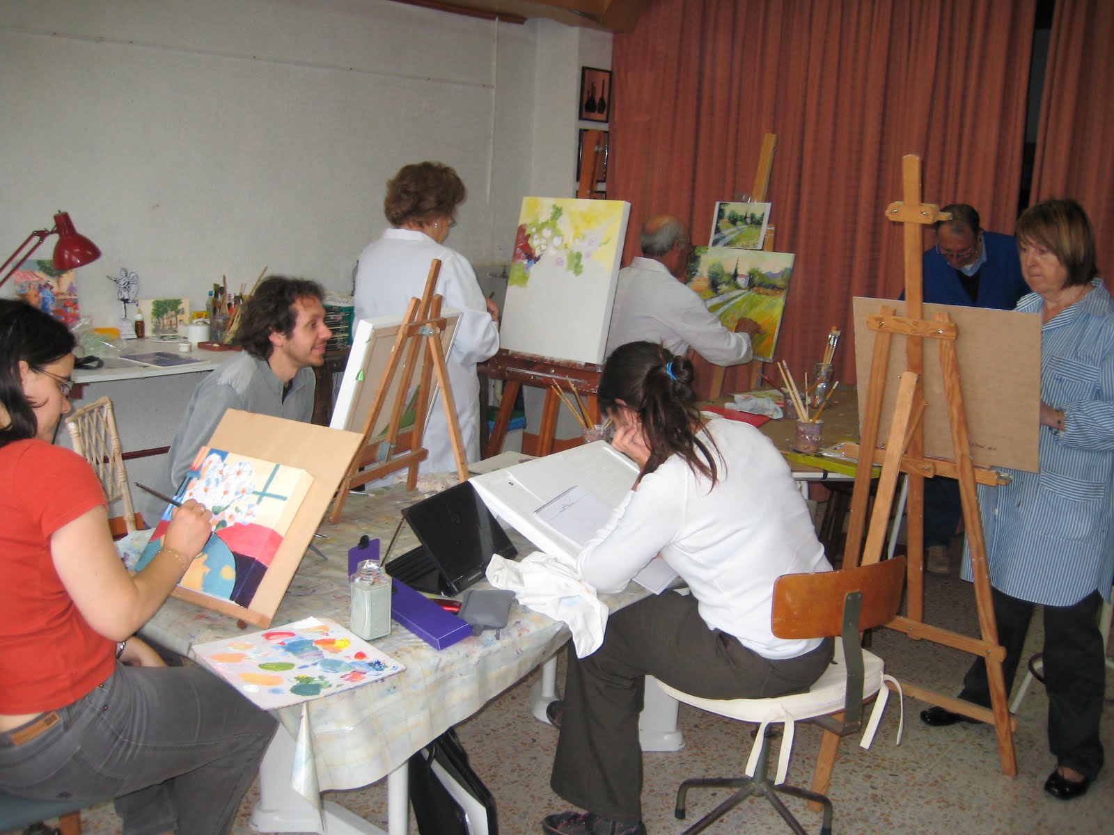 vicky benitez blanco : Taller de pintura J.Rovira