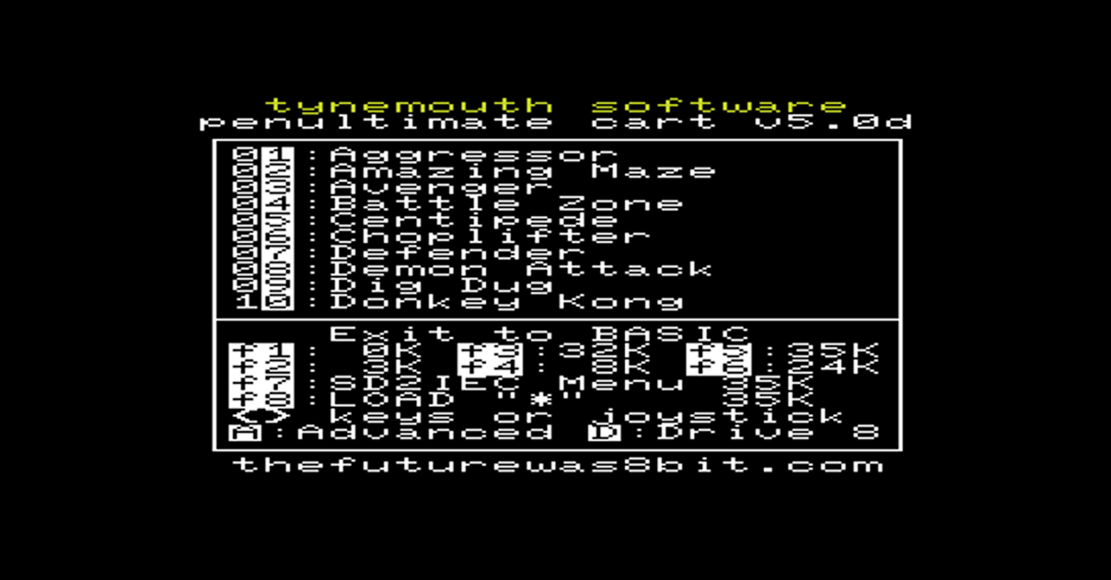 Tynemouth Software: VIC20 Penultimate Cartridge Testing