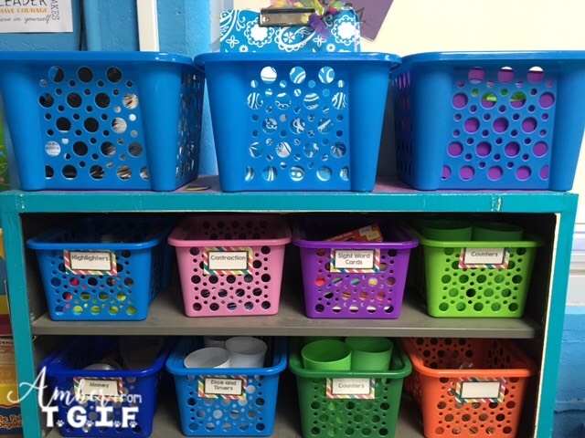 Organization and Storage for your Math Centers | All About 3rd Grade