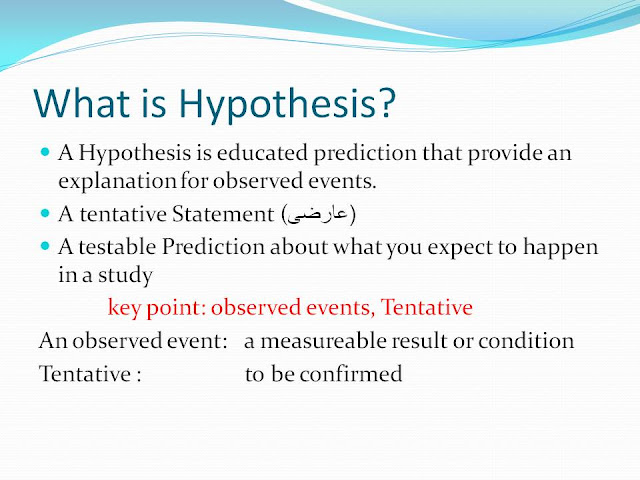 What is Hypothesis? Functions- Characteristics-types-Criteria - Health ...