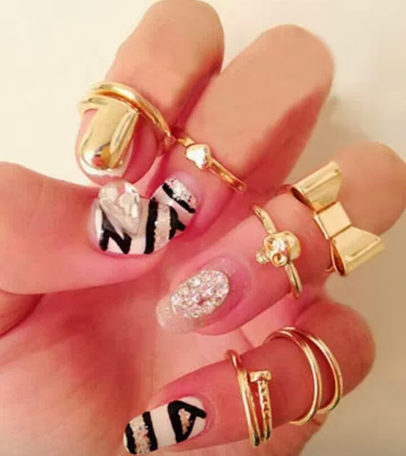 DIY Dainty Stacking Rings - FASHIONTOLIVE + FASHIONABLEFOODIVA