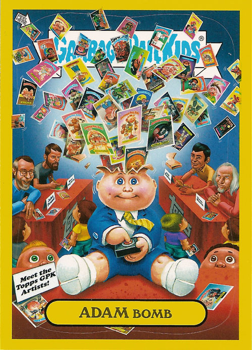 BRENT ENGSTROM'S BLOG: Garbage Pail kids Flashback Adam Mania
