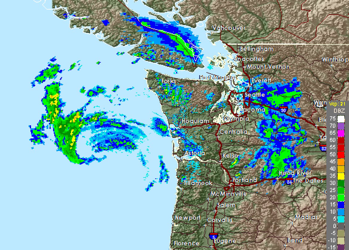 Cliff Mass Weather Blog: The Coastal Radar Sees the Storm Center