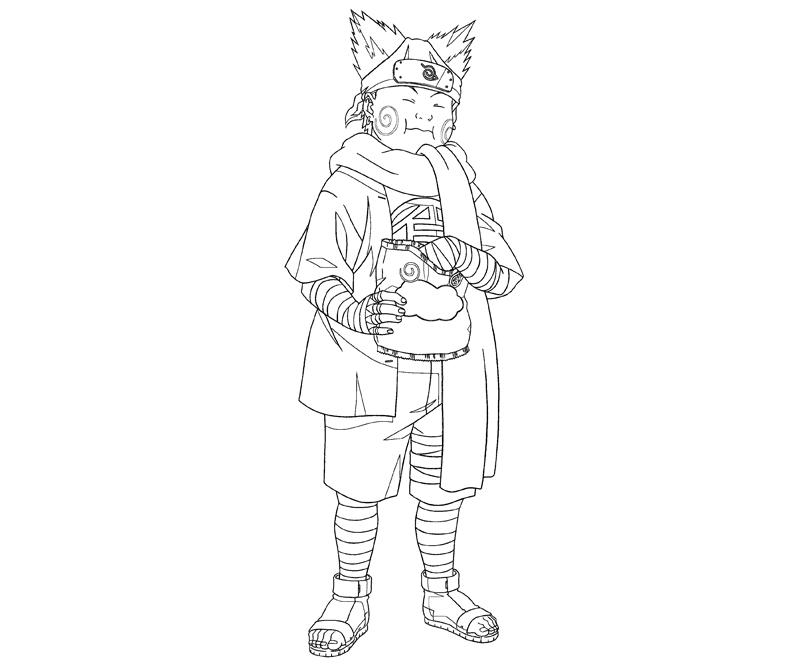 Coloring Pages Coloring Naruto Choji Coloring Pages